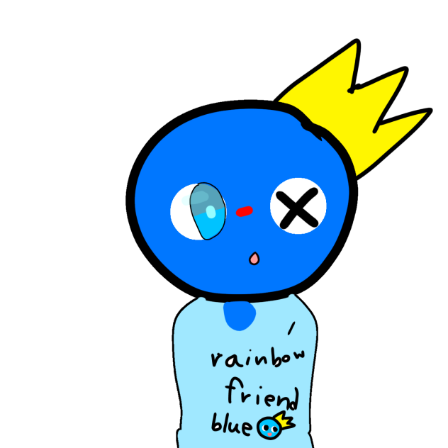 blue rainbow friend 🥰 - ibisPaint