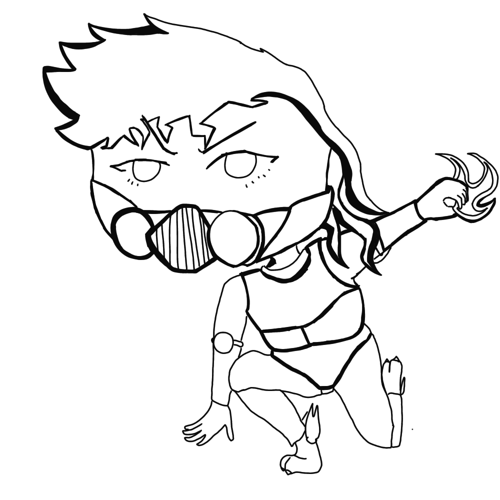 Random Si fi girl(not colored) - ibisPaint