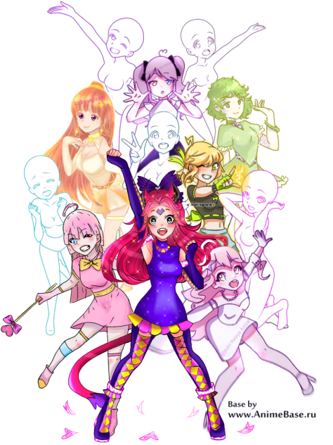 Magical girl Collab - ibisPaint