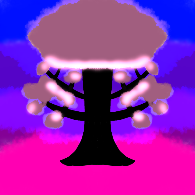 Deltarune forest (I think) - ibisPaint