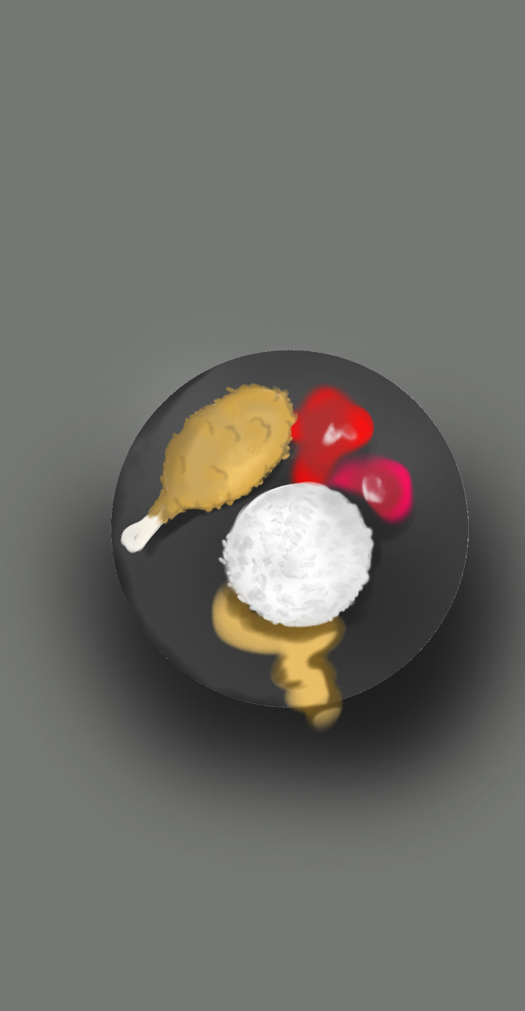 fried chicken - ibisPaint