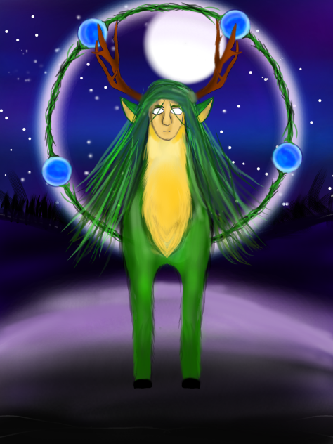 scp-2845 the deer - ibisPaint