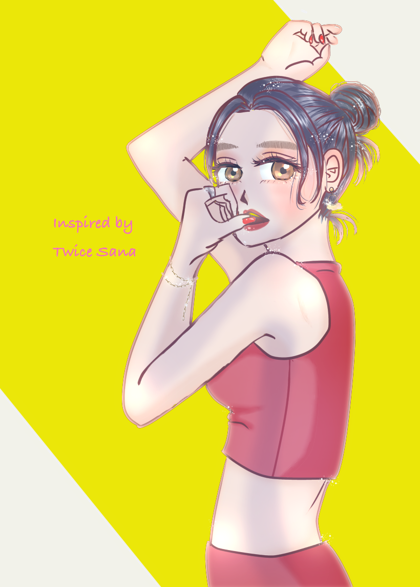 Inspired by Twice Sana - ibisPaint
