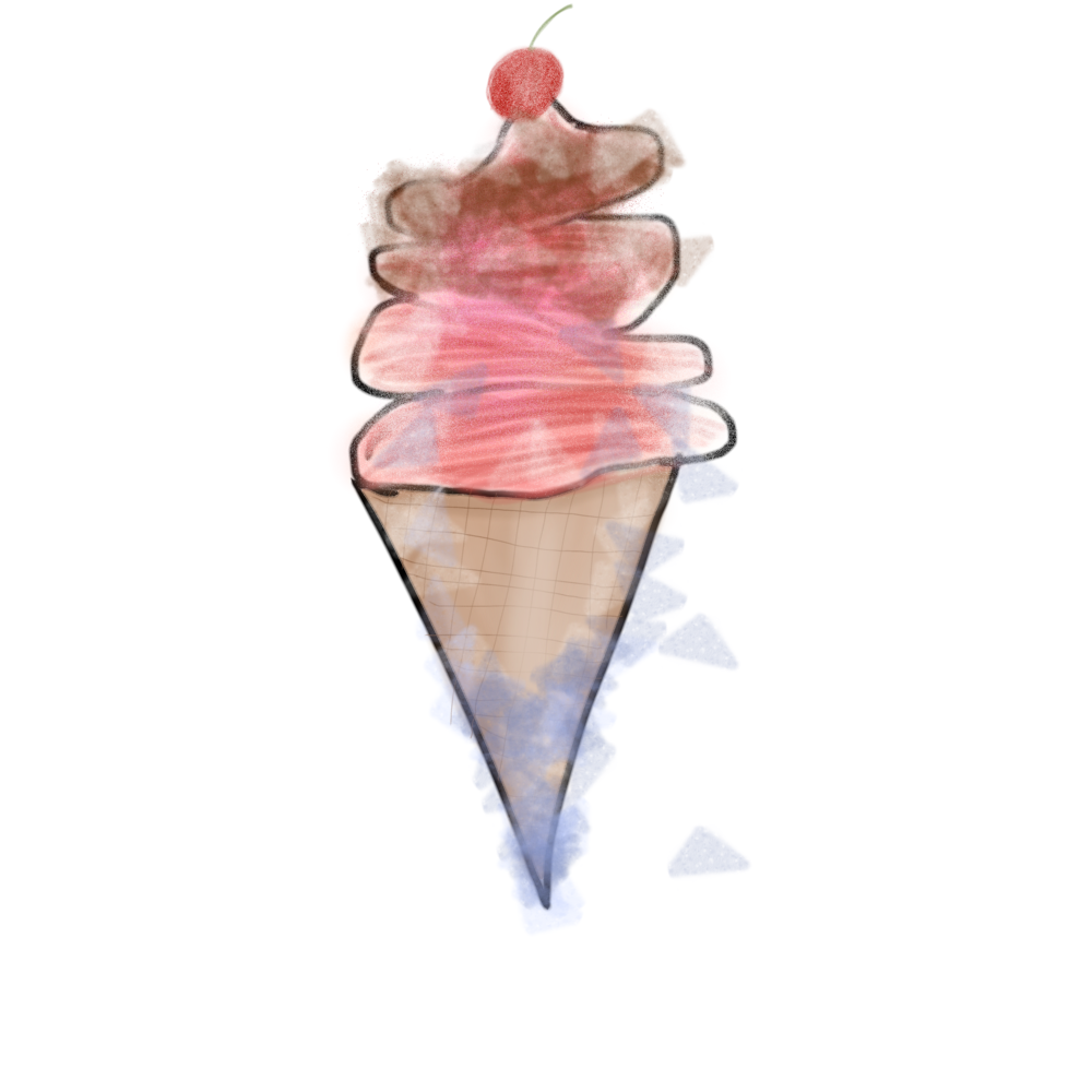 So cold ice cream ️ drawing - ibisPaint