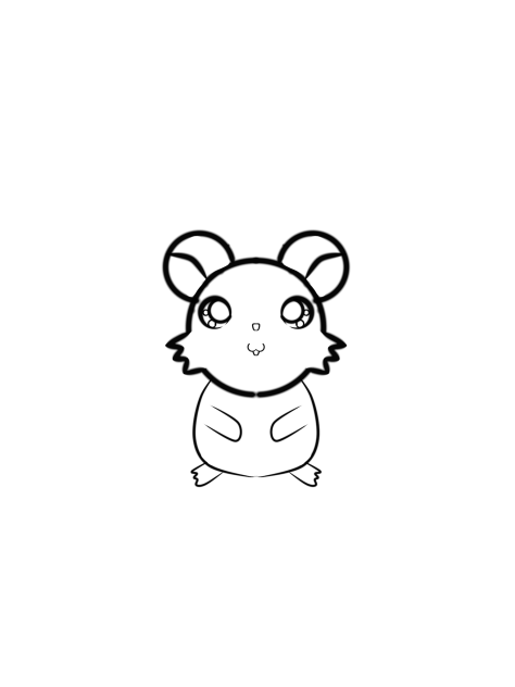 Eu fiz um hamster - ibisPaint