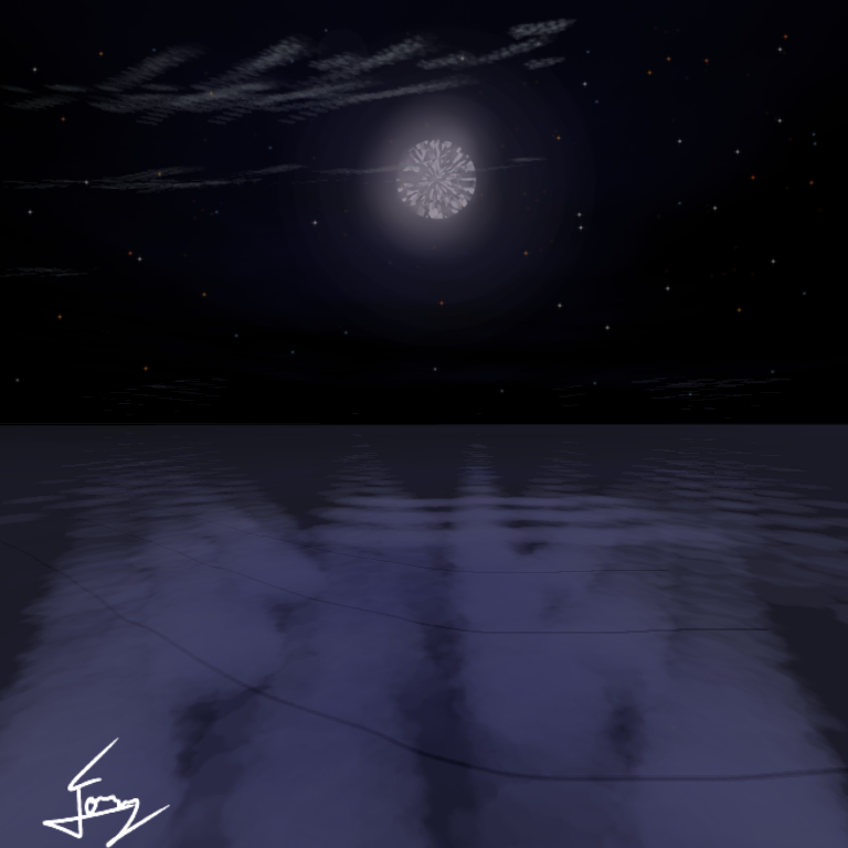 calma nocturna - ibisPaint