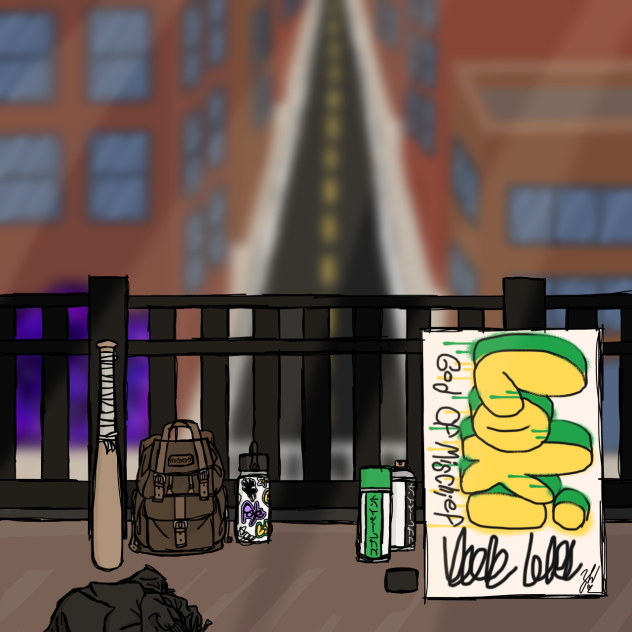 City background practice - ibisPaint