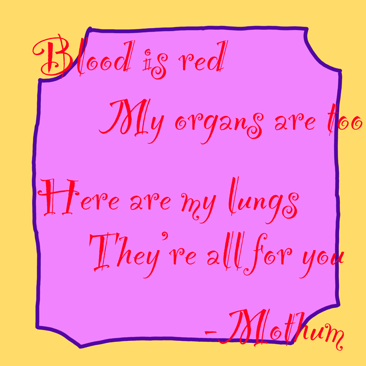 Mothum’s poem - ibisPaint