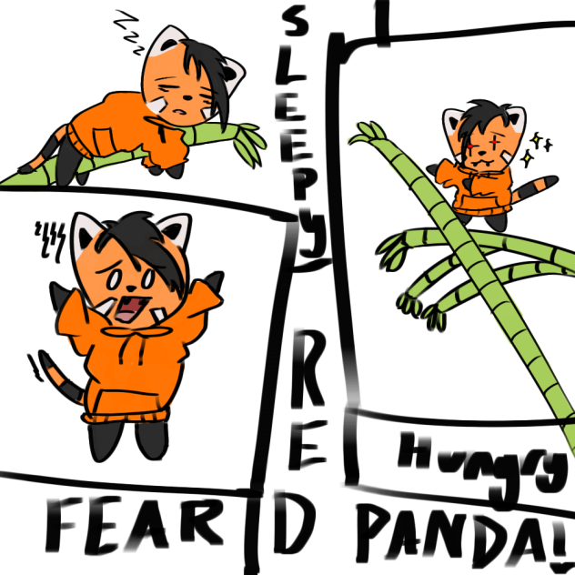 red panda occc - ibisPaint