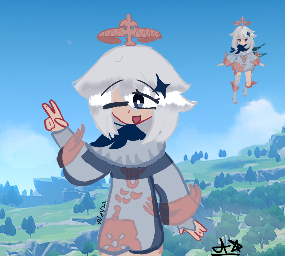 Genshin Impact ¡paimon! - ibisPaint