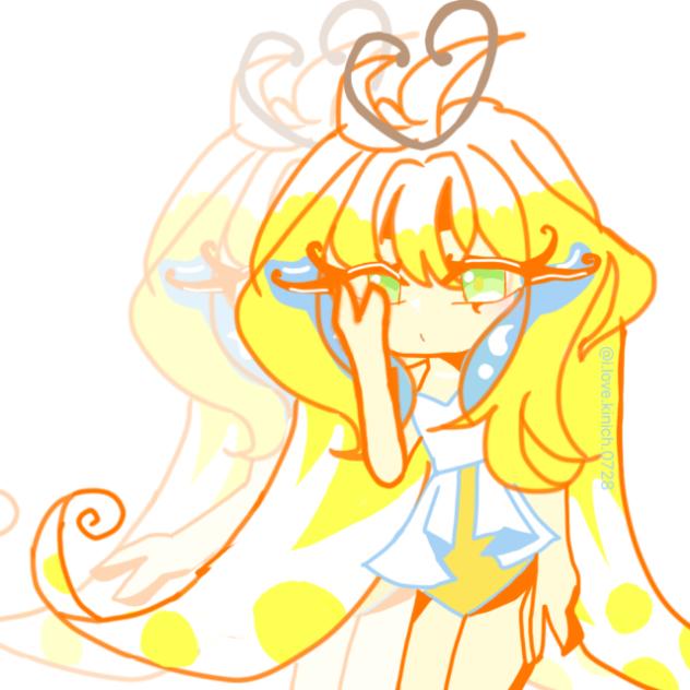 Sugar fly cookie (cookie run kingdom) - ibisPaint
