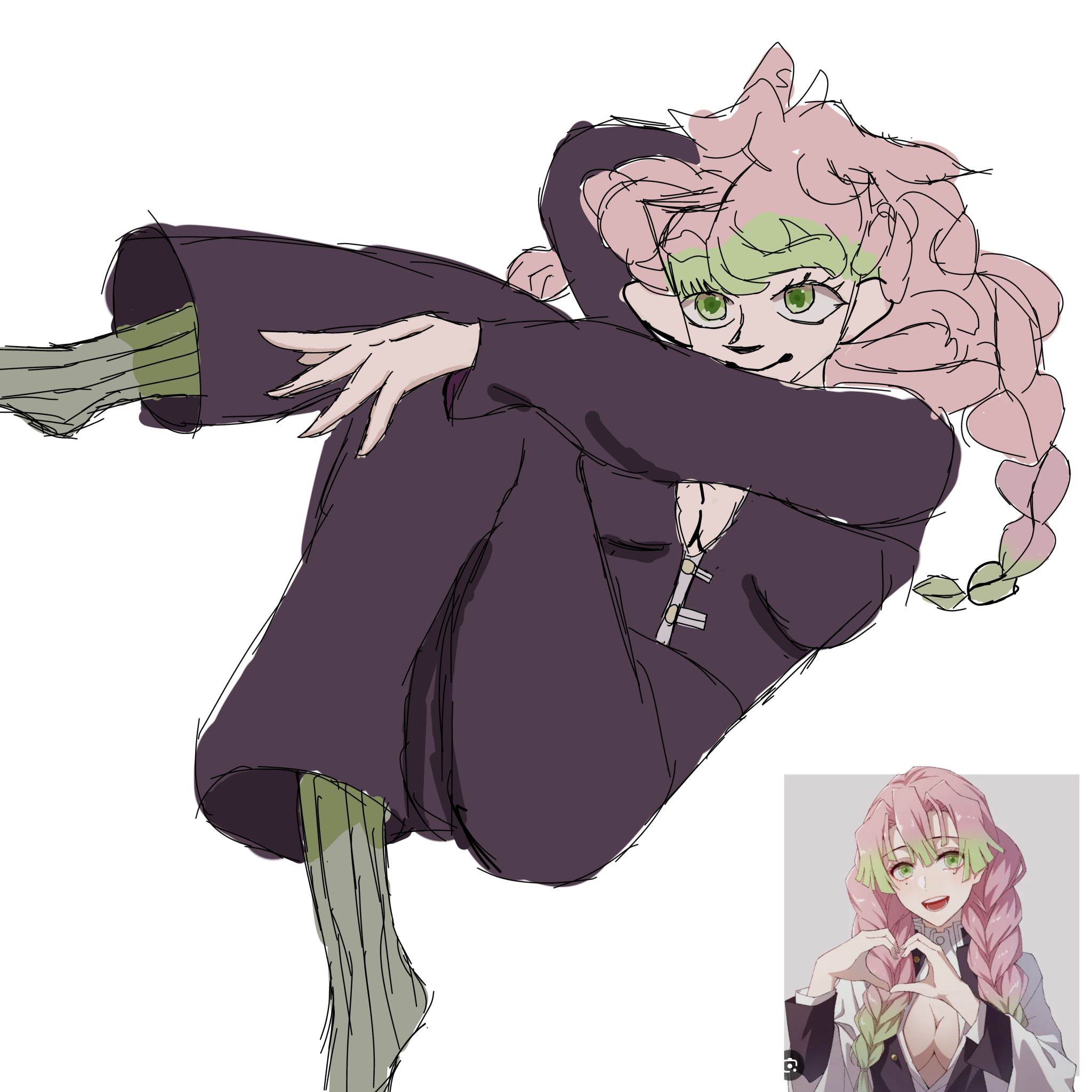 I made mitsuri - ibisPaint