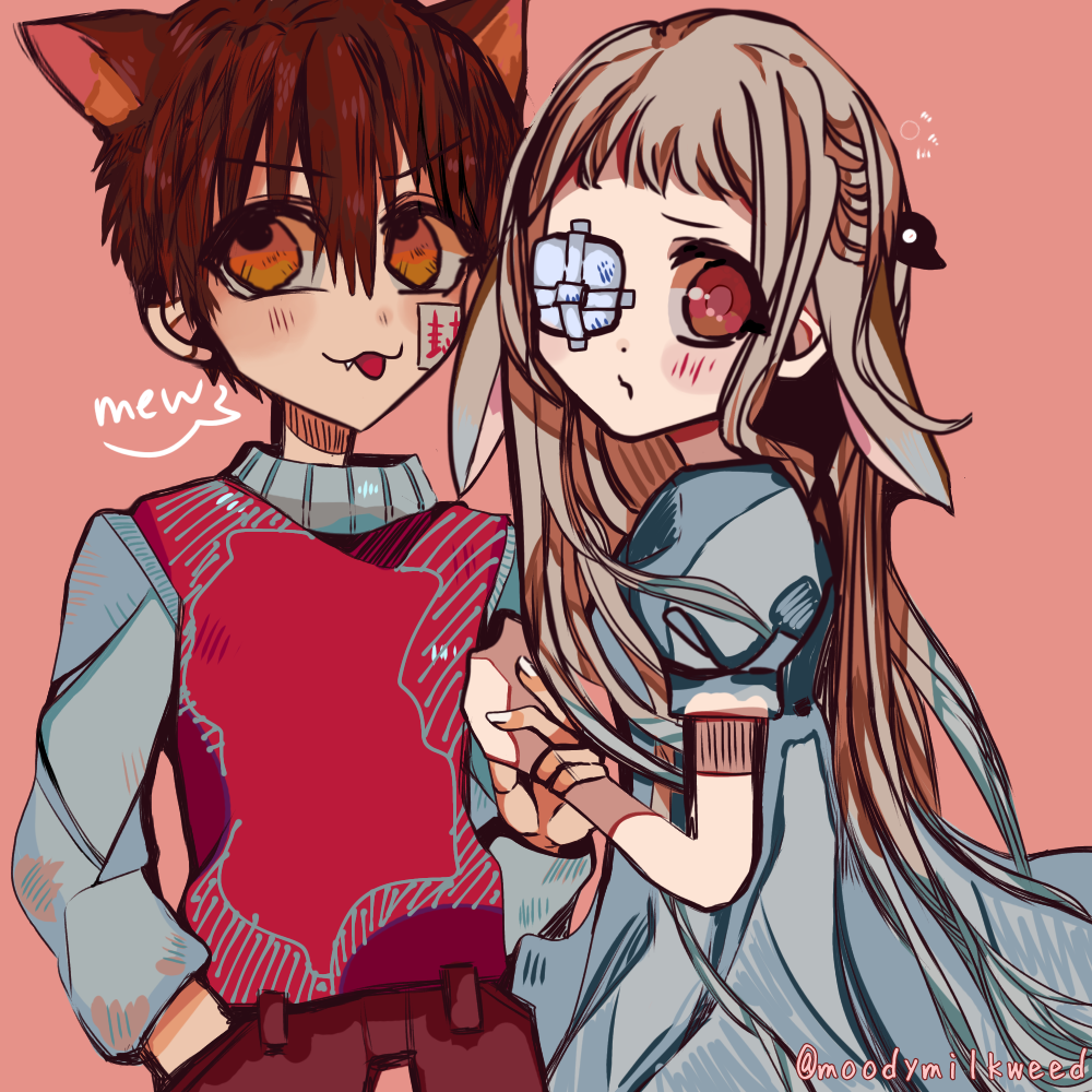 cat hanako & bunny nene - ibisPaint