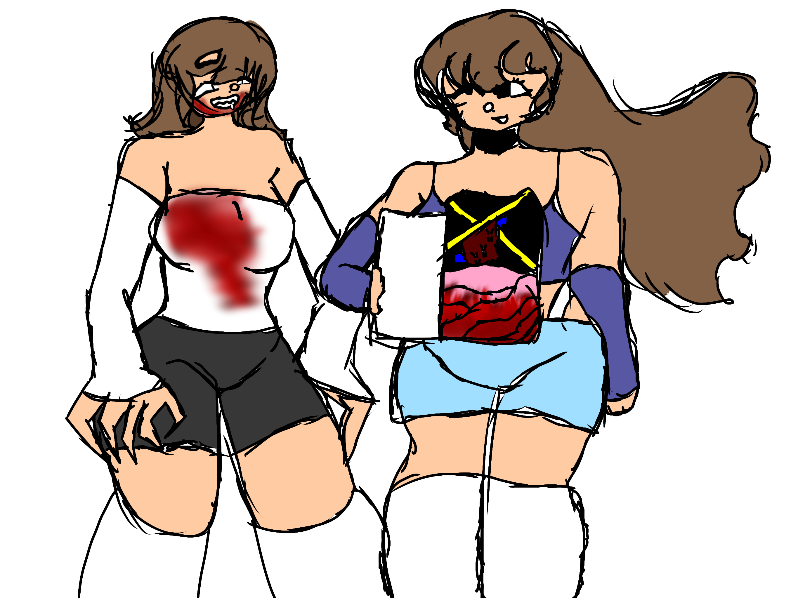 She’d do anything for her gf^^ - ibisPaint