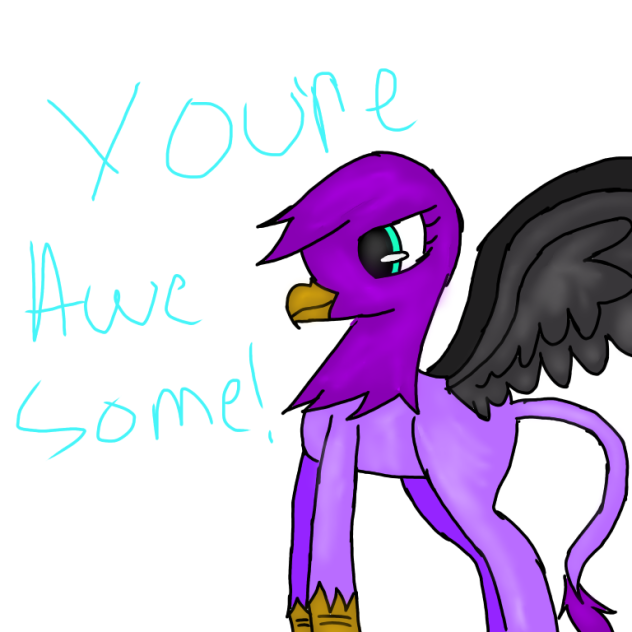Dedication to Flower Griffon - ibisPaint