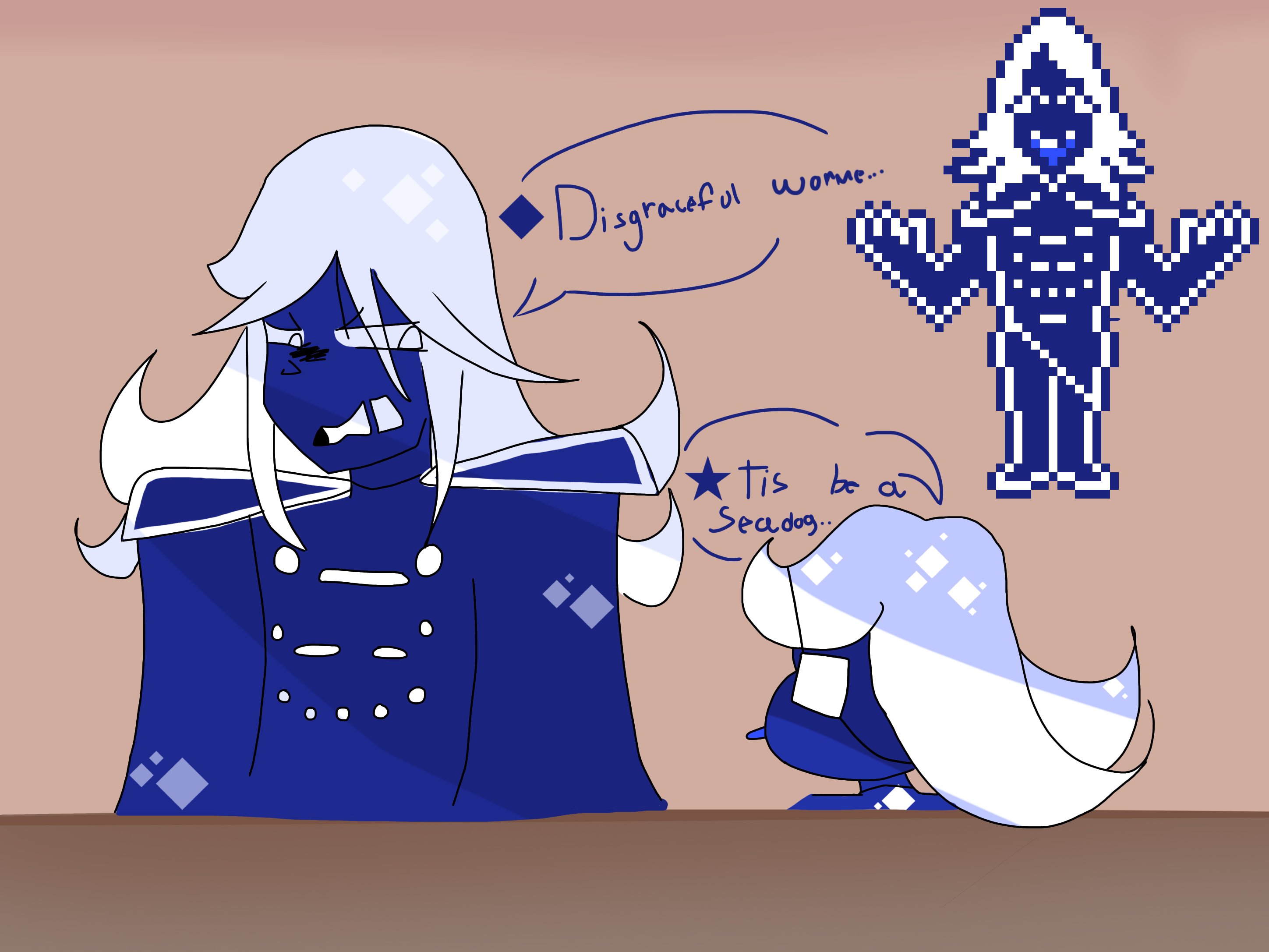 A cousin unknown. - DELTARUNE oc - ibisPaint