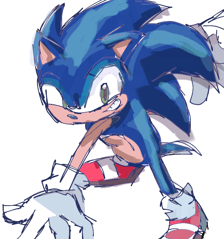 Sonic Adventure Styled - ibisPaint