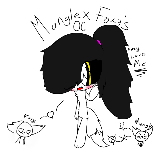 Mangle x Foxy's OC - ibisPaint
