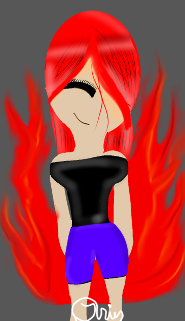 This Girl is on fire - ibisPaint