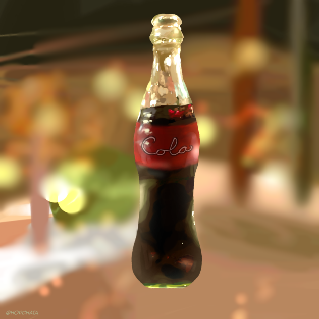 Definitely a realistic Cola bottle - ibisPaint