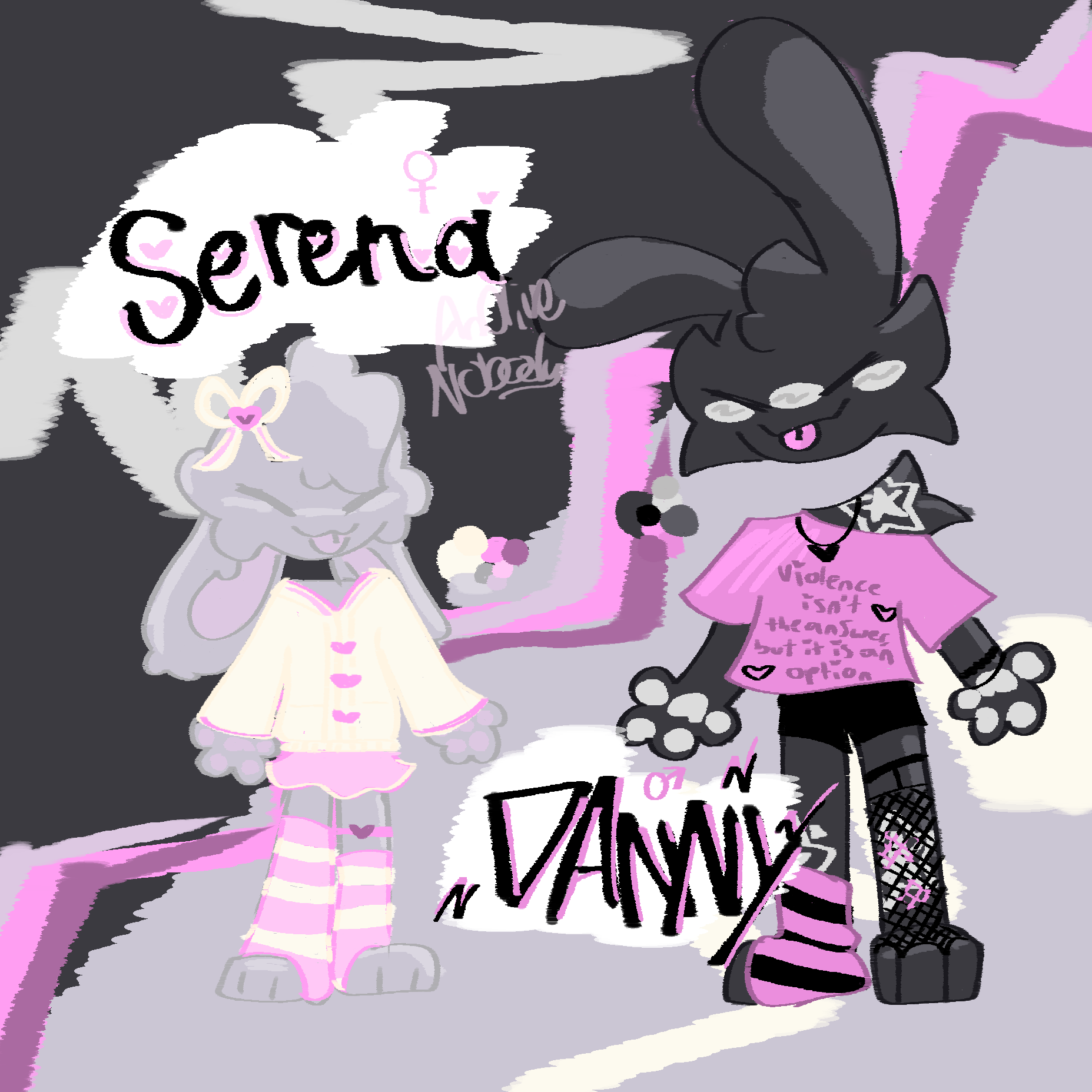 Serena and Danny🖤🐰🎀 - ibisPaint