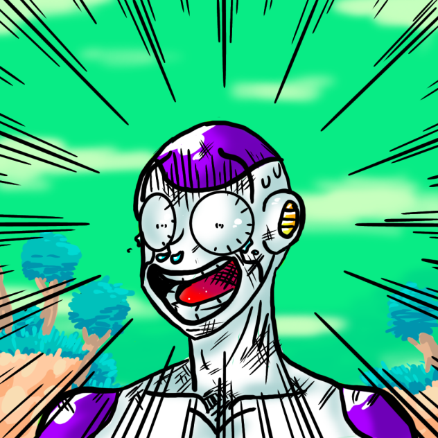 Freiza Reaction Face - ibisPaint