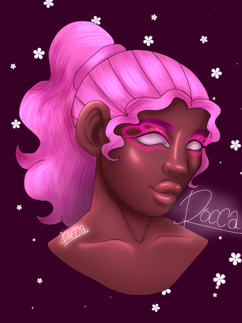Pink and Black - ibisPaint