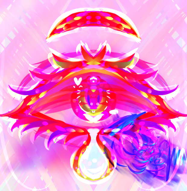 multicolored eye (ojo multicolor) - ibisPaint