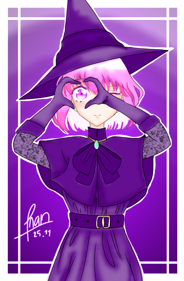 🌙💜cute witch💜🌙 - ibisPaint