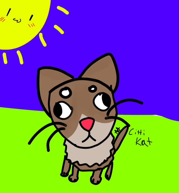goofy lil cat - ibisPaint