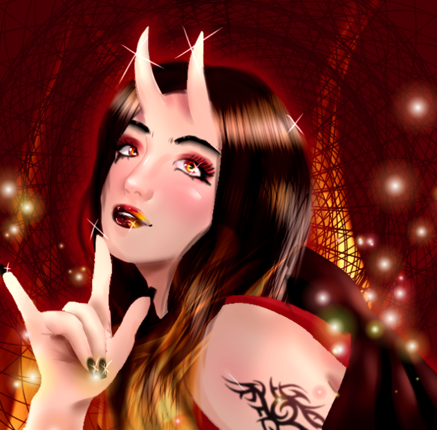 Demon Girl - ibisPaint