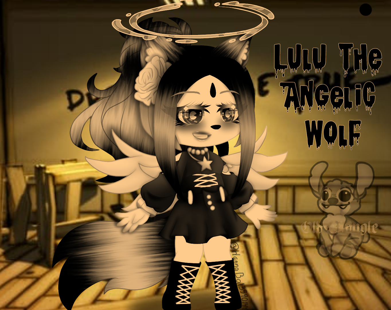 Lulu the Angelic Wolf - ibisPaint