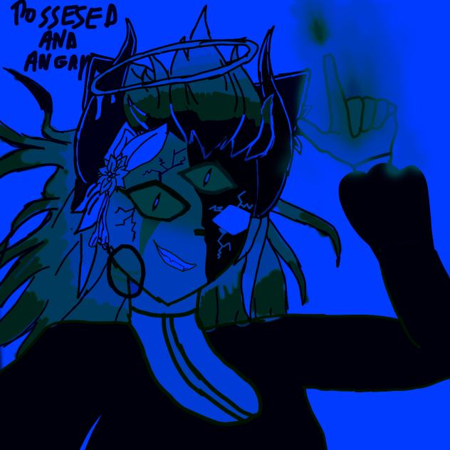 Calm and angry oc - ibisPaint