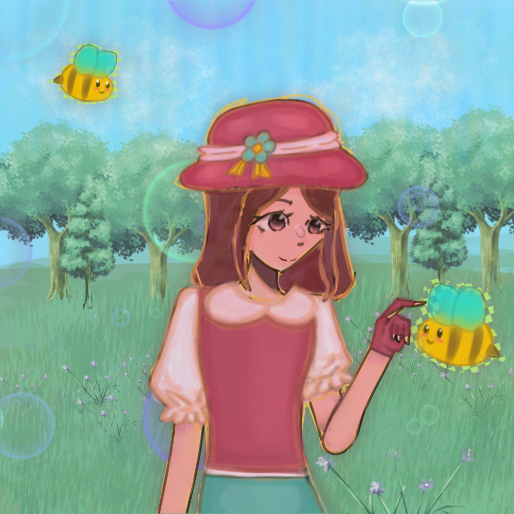 Shepherdess bee - ibisPaint