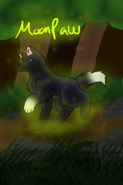 MoonPaw as a wolf~ - ibisPaint