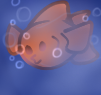 Orange Fish - ibisPaint
