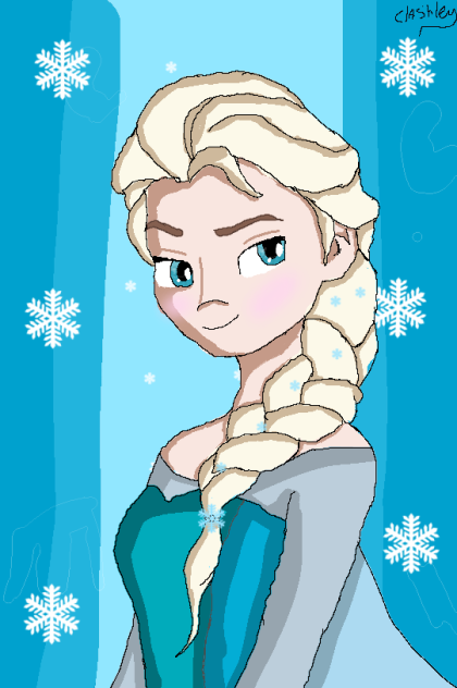 Queen ♕ elsa - ibisPaint