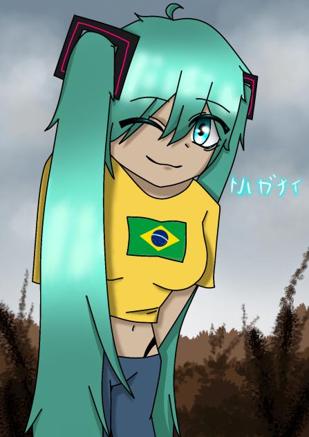 Brazil Miku - ibisPaint