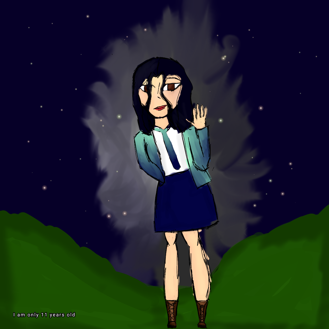 highschool girl - ibisPaint