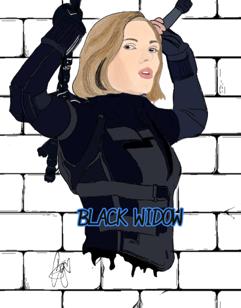BLACK WIDOW - ibisPaint