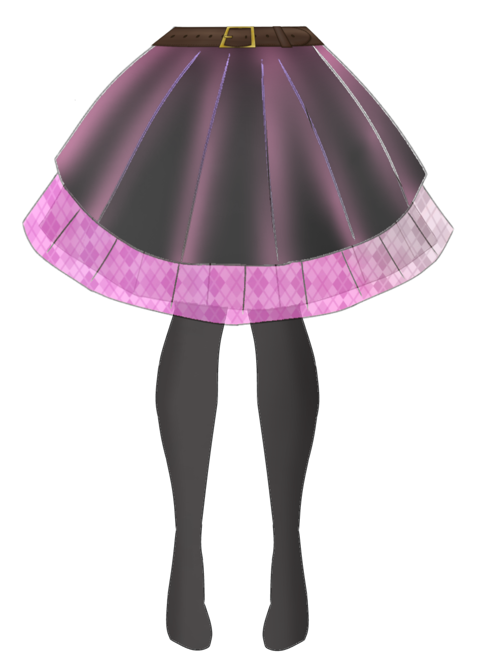 Black skirt (Pink) - ibisPaint