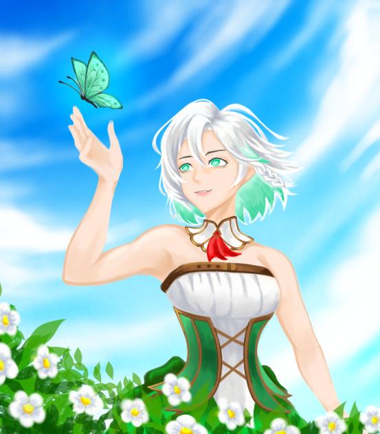 The cecilia immergreen 💚 - ibisPaint