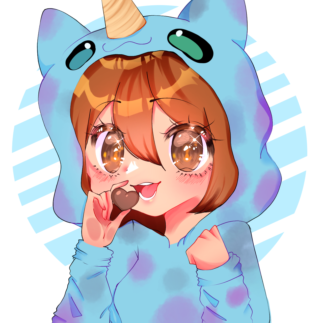 choccy heart...hmm idk(request) - ibisPaint