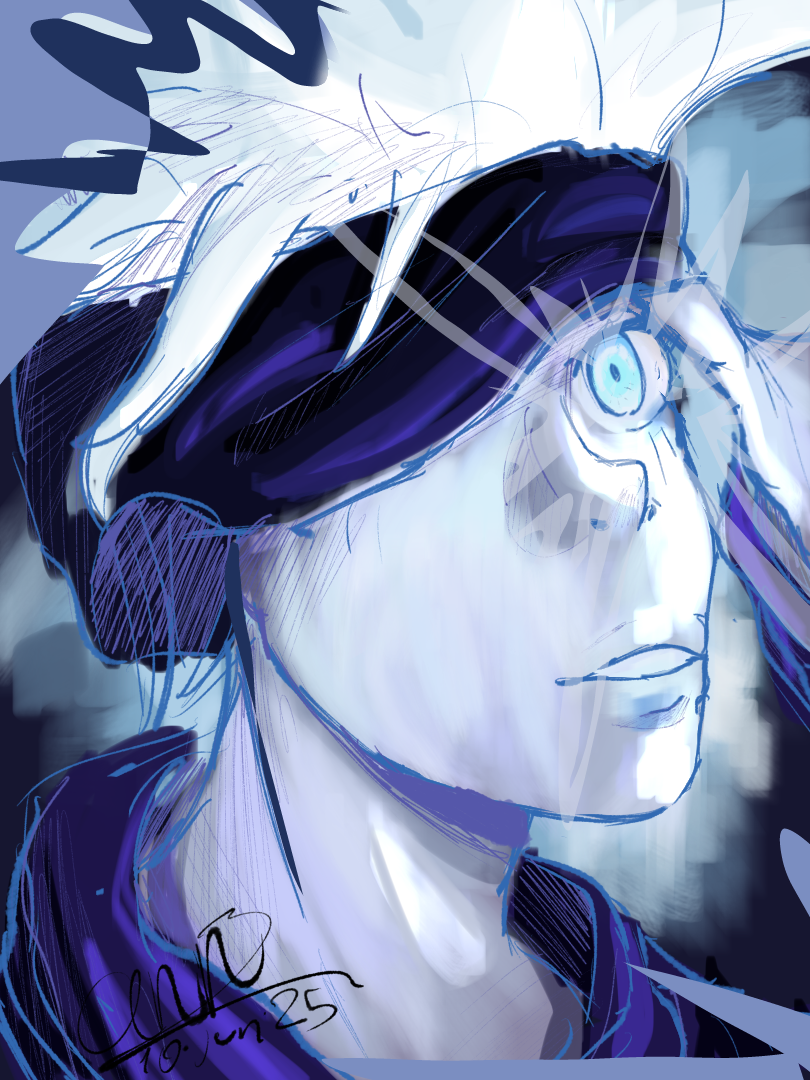 Satoru gojo - ibisPaint