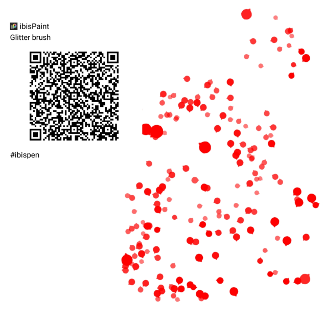 Glitter brush org - ibisPaint