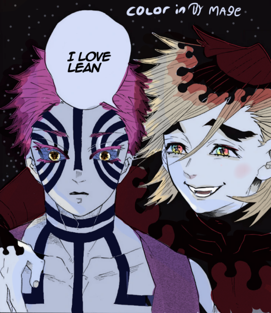 Doma and Akaza - ibisPaint