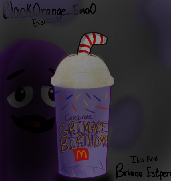 The grimace shake💜 - ibisPaint