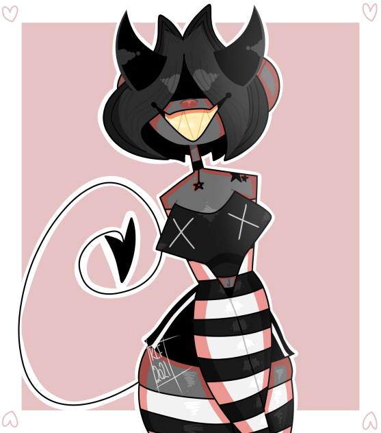 Pretty demon lady - ibisPaint