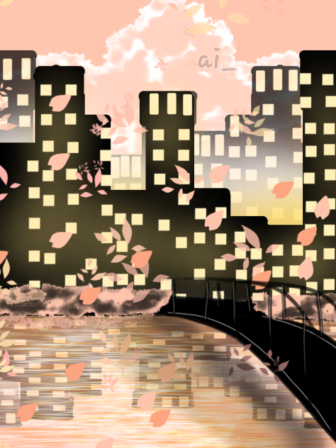 orange sky - ibisPaint