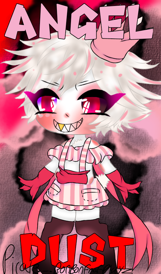 angel dust gacha edit - ibisPaint